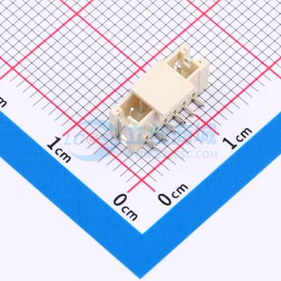 线对板针座 XDWF-0150-06P SMD,P=1.5mm 1x6P 立贴 电子元器件