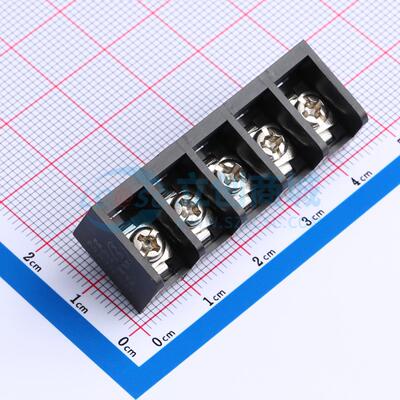 栅栏式接线端子 MXHB825-8.25-05P-BK01-Cu-S-A 插件,P=8.25mm 直
