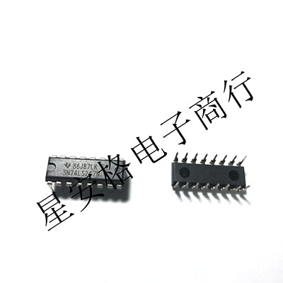 直插 HD74LS247P DIP-16 SN74LS247N 74LS247 7段显示 驱动器