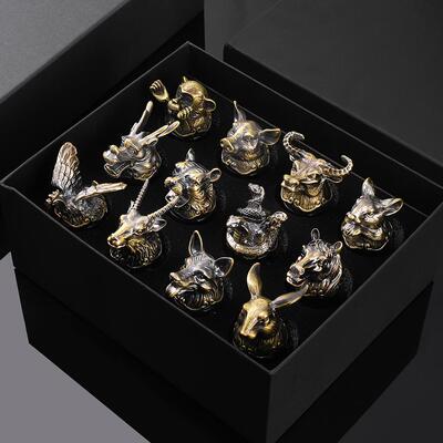 水若语十二生肖白酒杯送礼家用