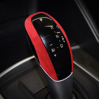 阿尔法罗密欧Giulia改装 翻毛皮排挡套Stelvio内饰贴档把杆盖配件