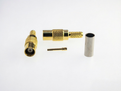 全铜射频连接器MCX-K-1.5 MCX接头母头压接RG174 RG316等