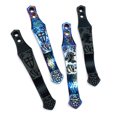 Rick Hinderer knives XM18钛合金背夹 口袋夹一体钛刀夹改装DIY