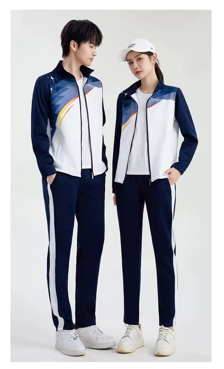 风驰2024年男女同款运动套装南韩丝校服出场服健步行服装柔力球服