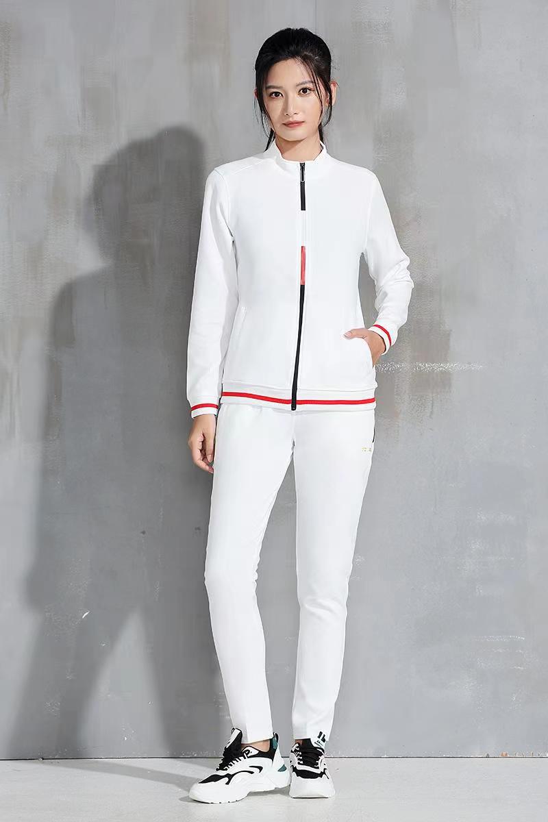 天羽健龙2024年新款男女同款纯色运动套装团购运动服出场服校服