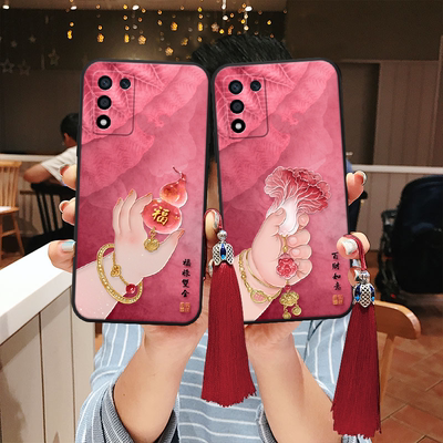 适用oppo立体浮雕国风葫芦手机壳