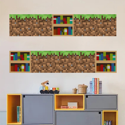 我的世界墙贴Minecraft儿童房墙面装饰创意贴纸自粘背胶装饰壁画