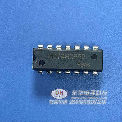 HD74HC86P SN74HC86N CD74HC86E MC74HC86N 进口PDIP14直插脚