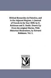 【预售】Biblical Researches in Palestine, and in the