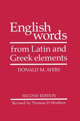 【预售】English Words from Latin and Greek Elements