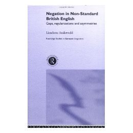 【预售】Negation in Non-Standard British English: Gaps
