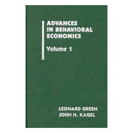 【预售】Advances in Behavioral Economics, Volume 1