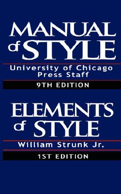 【预售】The Chicago Manual of Style/The Elements of Style