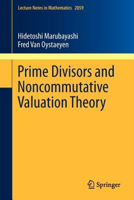 【预售】Prime Divisors and Noncommutative Valuation Theory