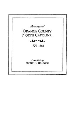 【预售】Marriages of Orange County, North Carolina