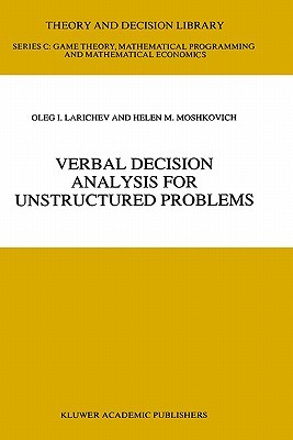 【预售】Verbal Decision Analysis for Unstructured Problems