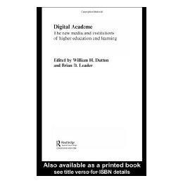 【预售】Digital Academe: New Media in Higher Education and