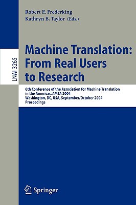 【预售】Machine Translation: From Real Users to Research: