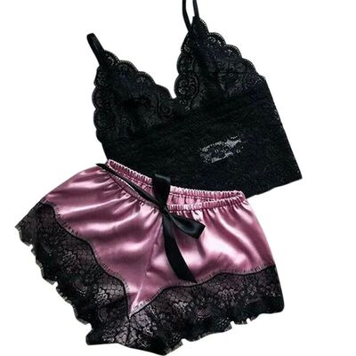 Sexy Womens Lace Sleepwear Lace Nachtkleding Lingerie Sleeve
