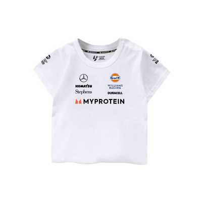 F1威廉姆斯车队服纯棉童装T恤