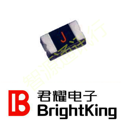 PTC君耀SMD 0603 B020 TF自恢复保险丝贴片0.2A 9V电阻Rmin0.55Ω