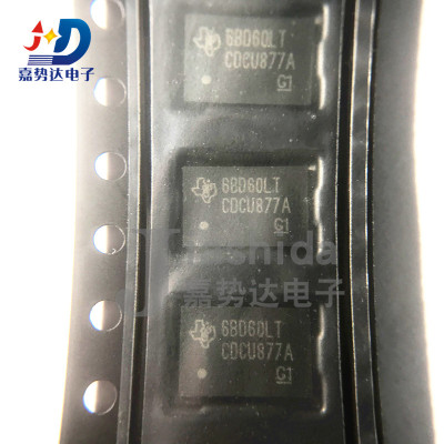 CDCU877AZQLT 丝印：CDCU877A 时钟驱动器及分配 1.8v BGA52 全新