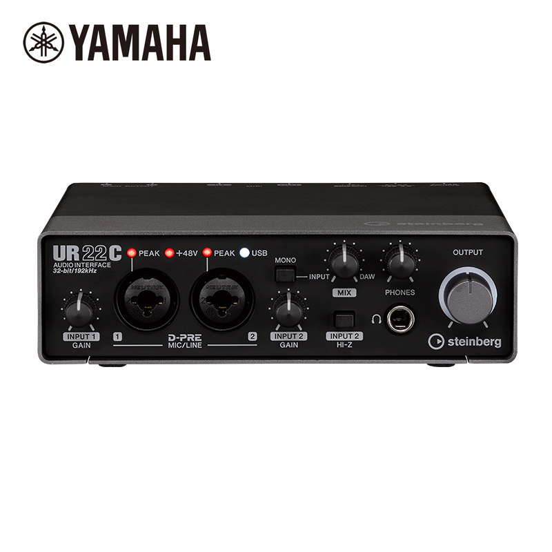 Yamaha/雅马哈 UR22C 2X2 USB 3.0音频接口_虎窝淘