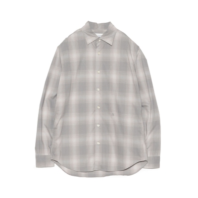 nanamica休闲经典格纹长袖衬衫