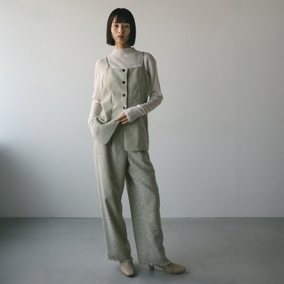 STYLEMIXER流苏花呢吊带背心