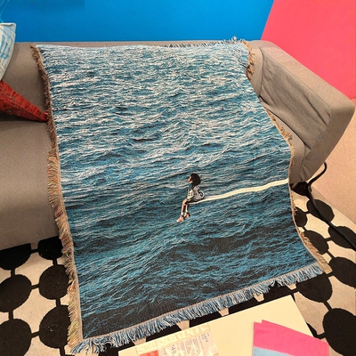 SZA海报专辑封面提花线毯沙发毯