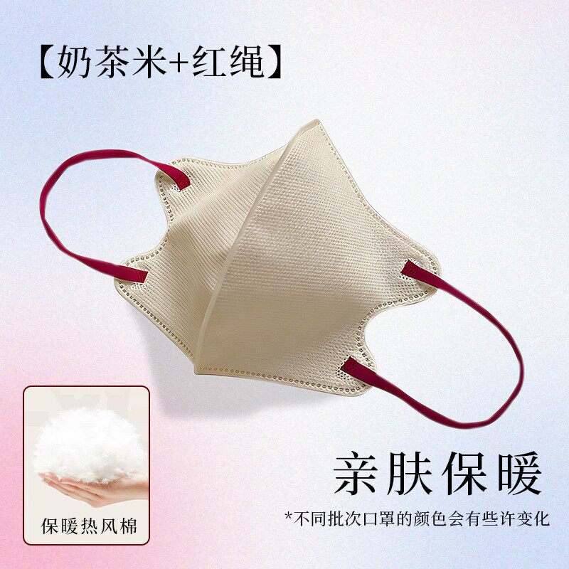 运动员明星同款一次性口罩热风棉亲肤透气日常防护立体男女口罩