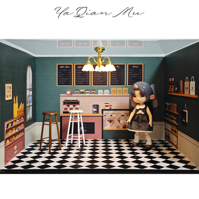 112娃屋ob11场景展示盒手办bjd