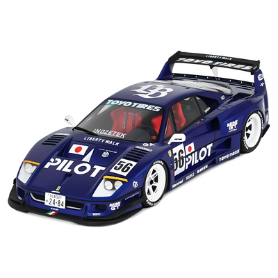 预售 OttO 1:18 法拉利F40 LBWK 百乐 2024（金属蓝）树脂车模