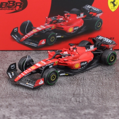 BBR 1:64 法拉利 SF23 2023 摩纳哥站 #16 勒克莱尔 合金车模