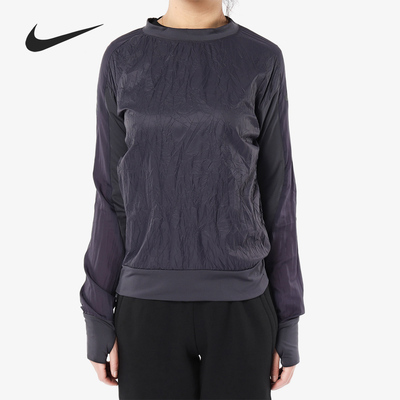 Nike/耐克正品春季新款女装PULLOVER跑步卫衣套头衫929129