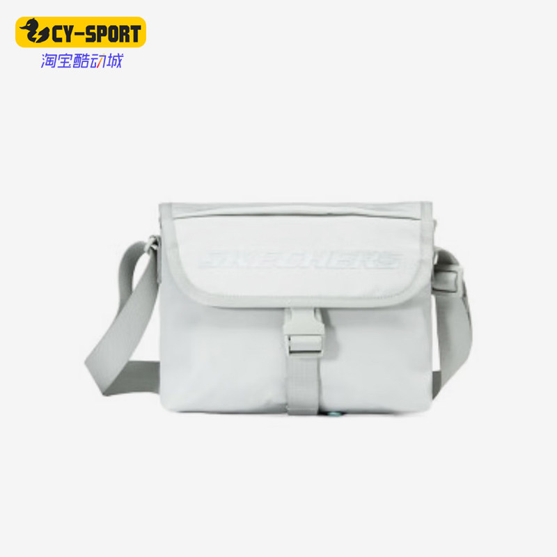 Skechers/斯凯奇正品秋季新款男女防泼水通勤休闲轻便单肩斜挎包