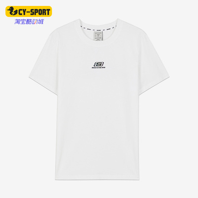 斯凯奇正品男女夏季舒适运动短袖