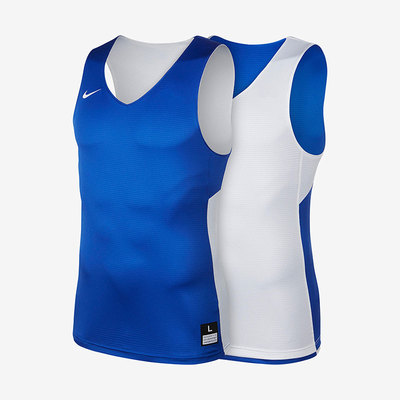 耐克两面穿篮球无袖背心运动t恤