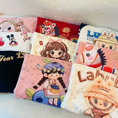 AN-不加绒（D001-D200）春秋2026新款休闲卫衣时尚百搭儿童卫衣