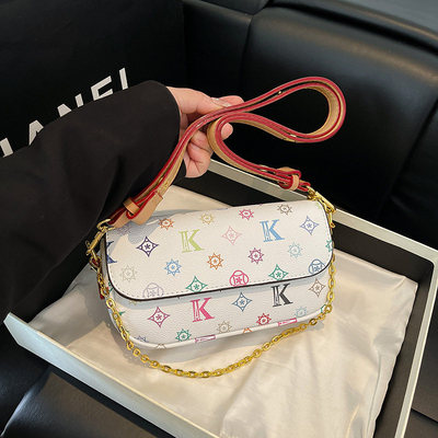 Clean Knock夏天超火小包包夏轻奢小众斜挎包百搭链条复古麻将包