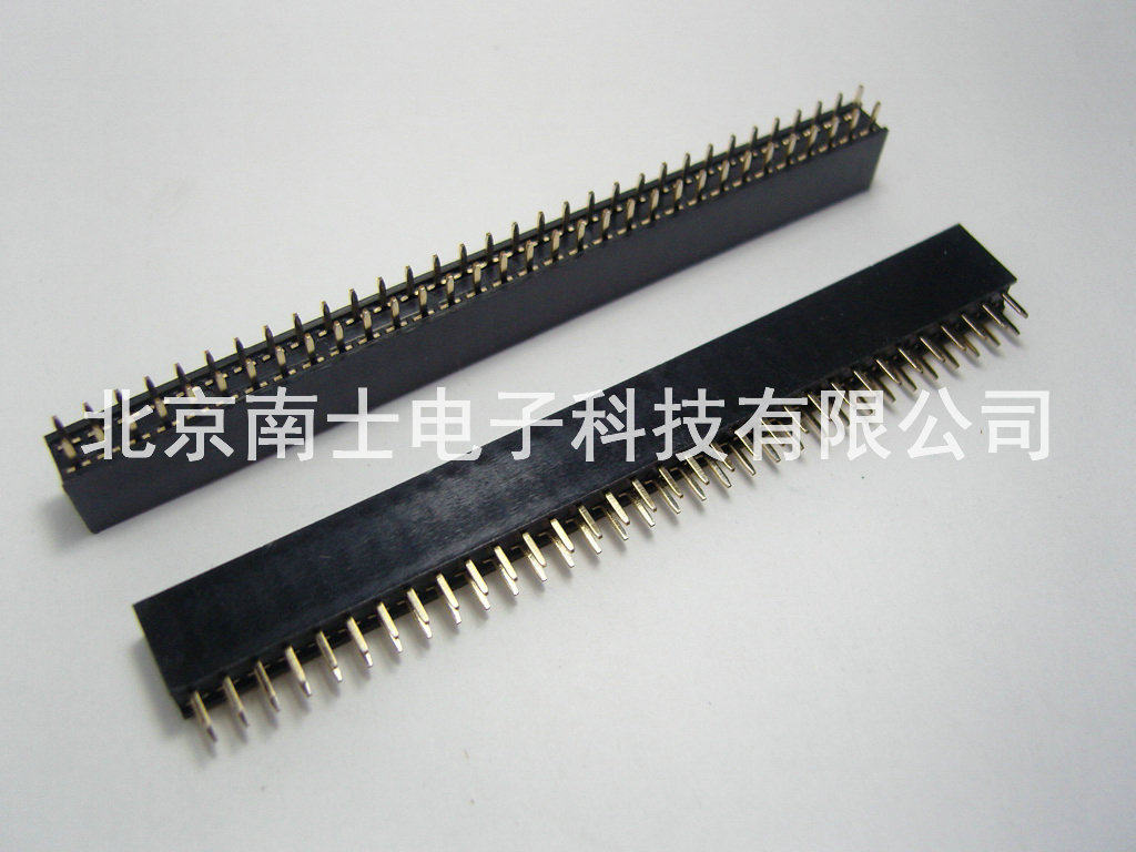 优质 镀金 2*32P 64PIN 双排座 双排母座 排针 插座 间距2.54MM