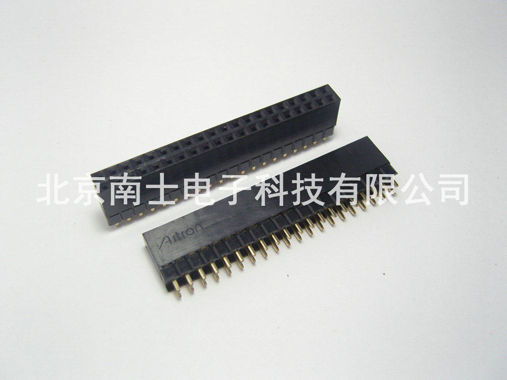 台湾 Astron PC104 插座 2*20P 40P 双排座 排母 间距2.54mm 短针