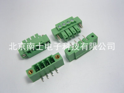 日精 2ERJRM-4P 插拔式 接线端子 间距3.81MM KF2EDG RM 带耳 弯