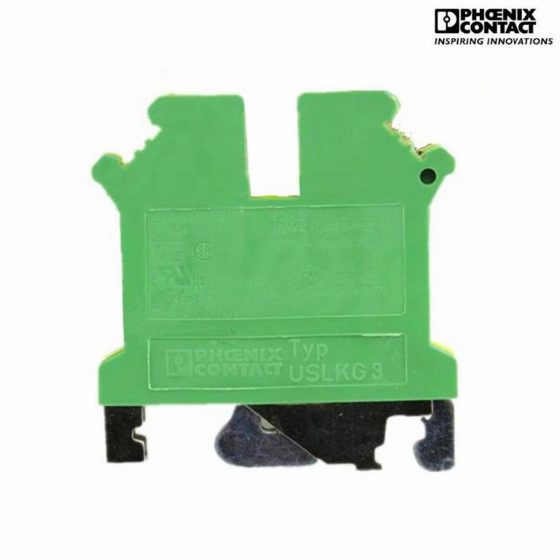 菲尼克斯黄绿相间螺钉连接器USLKG 3 N-接地端子3000611一包50个_虎窝淘