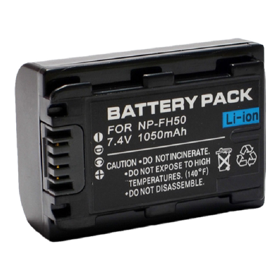 适用 索尼NP-FH50摄像机电池 DCR-SR62 SR62E SR300E/SR200E/SR82E SR36E SR46E SR42E HDR-TG1 TG3 TG5 TG7