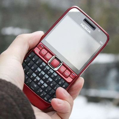 Nokia/诺基亚 E63 全键盘直板按键经典耐用学生备用老人手机