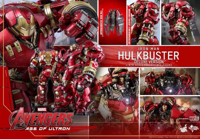 现货 HT HOTTOYS 钢铁侠反浩克1.0 2.0 装甲MK44 1/6 复联 60cm高