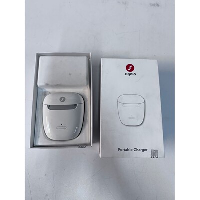 SIGNIA 纯便携式充电器 RIC 带 USB 充电适配器 USB 电缆全新带盒