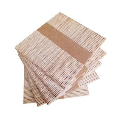 50/100PC Disposable Waxing Wooden Tongue Depressor Body Hai