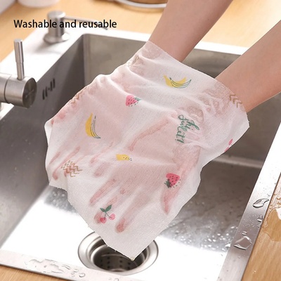 100PCs Cleaning Cloths Household Kitchen Disposable Rags No